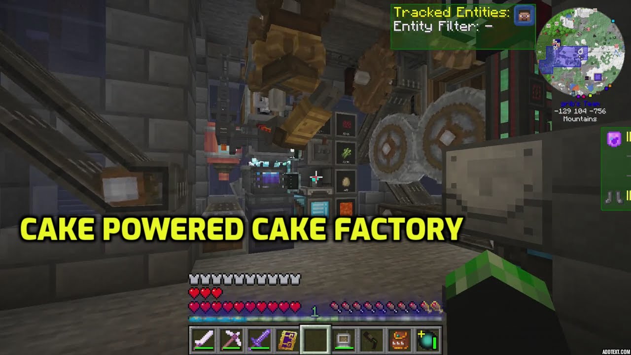 Create mod blazecake powered cake factory - YouTube