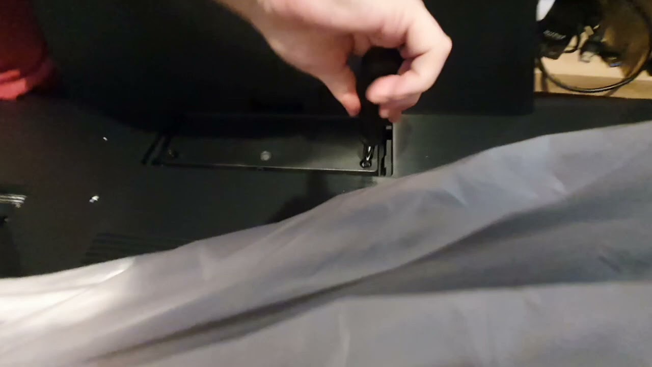 LG CX 48Inch 4K OLED Assembly of stand as other videos on this were ...