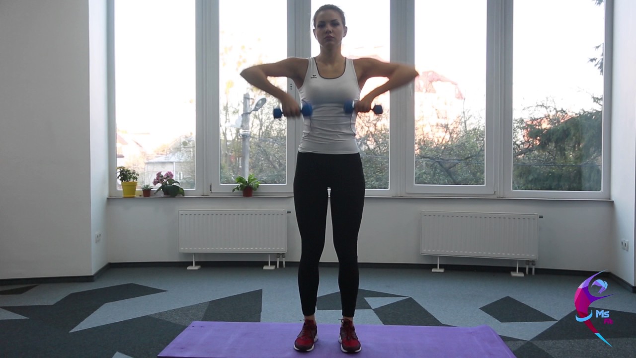 Standing upright row - YouTube