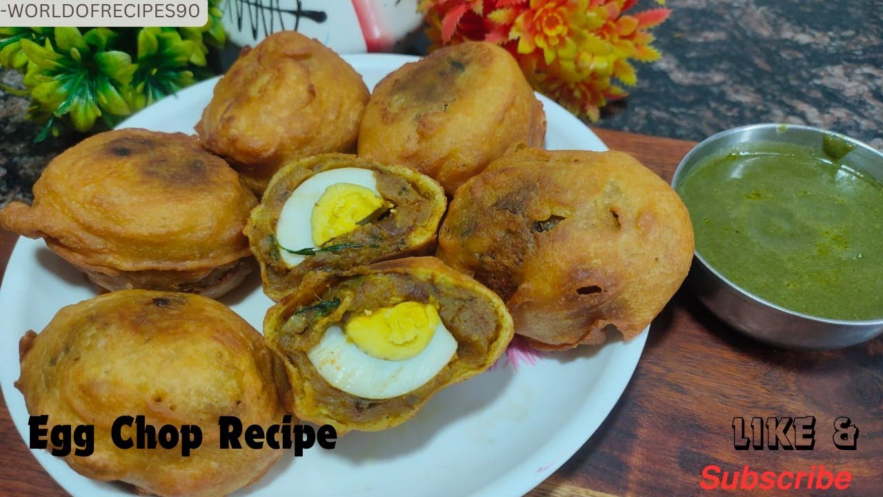 Egg Chop Recipe | Crispy , Delicious and Street-Style Evening Snack # ...
