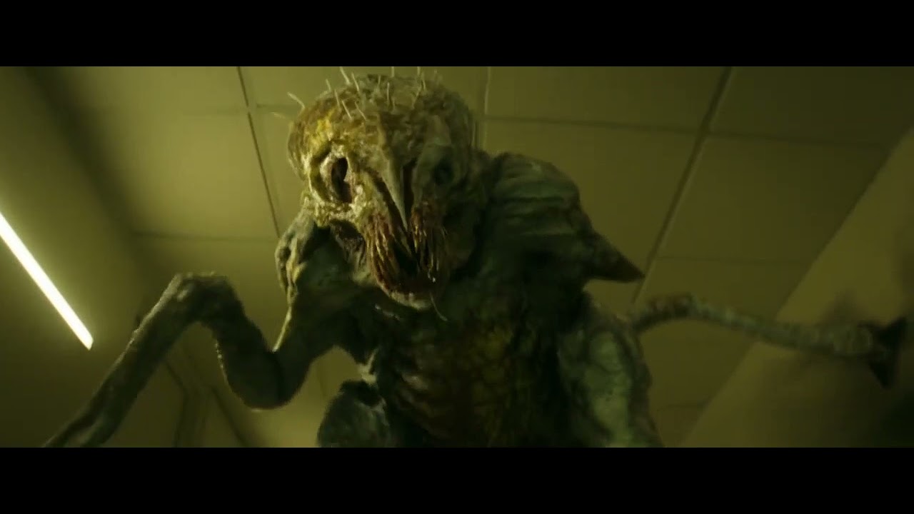 The Tomorrow War (2021)-"The first appearance of aliens scene" - YouTube