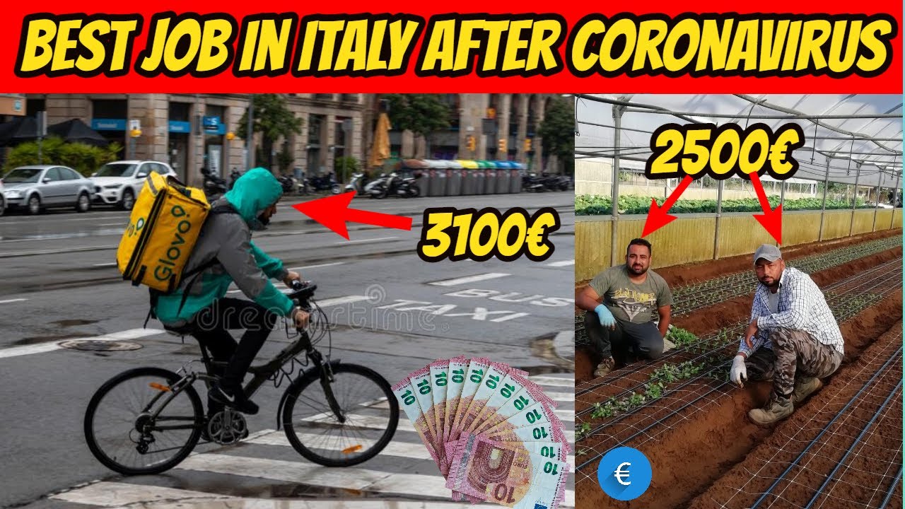 Jobs in Italy | Work in Italy | After Coronavirus | Salary in Italy ...
