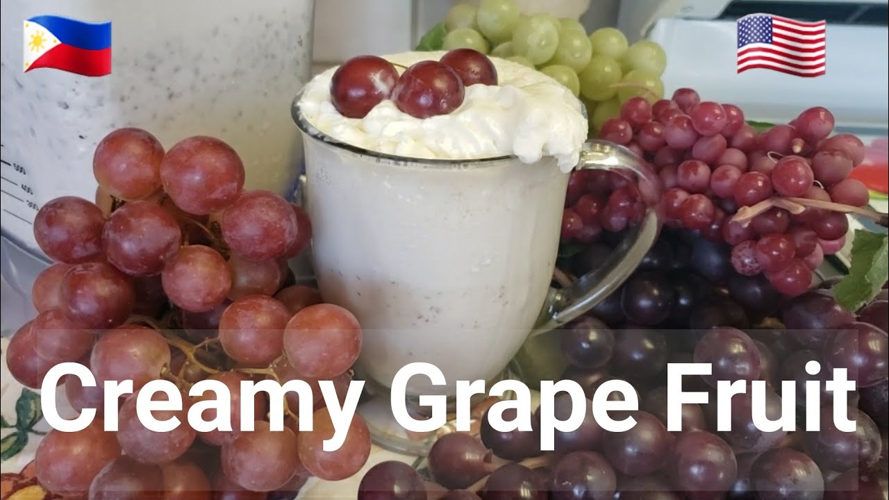 Creamy Grape Shake| How to make Creamy Grape Shake|Filipina style ...
