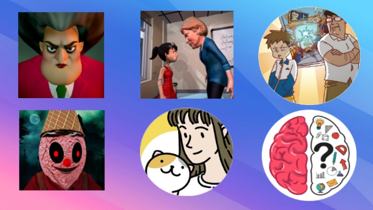 Scary Teacher 3D,Hello Ice Scream,Adorable Home,Scary Hell Teacher ...
