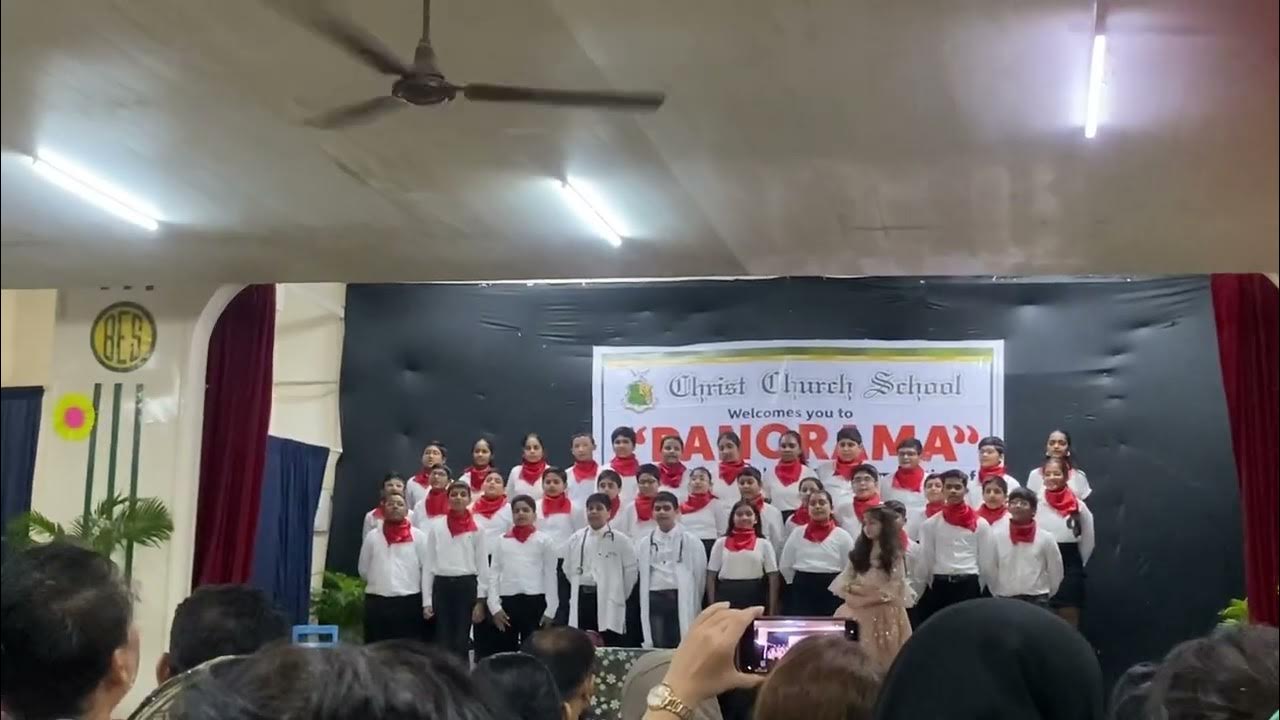 Christ Church School Poems program performance class 7C - YouTube