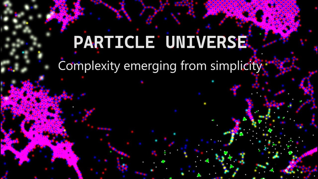Square crystal under the influence of forces - Particle Universe #1 - YouTube