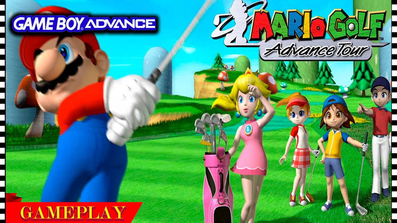 Nintendo Game Boy Advance Gameplay: Mario Golf: Advance Tour (1080p ...