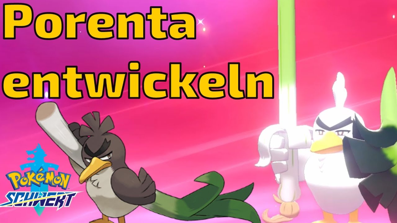 Galar Porenta zu Lauchzelot entwickeln in 5 Minuten | Pokemon Schwert ...
