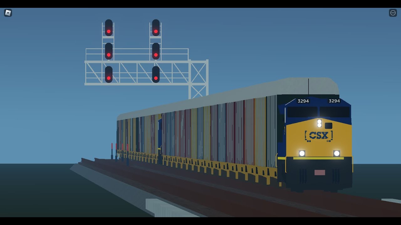 Awesome Railfanning on CSX in Roblox Part 2 - YouTube