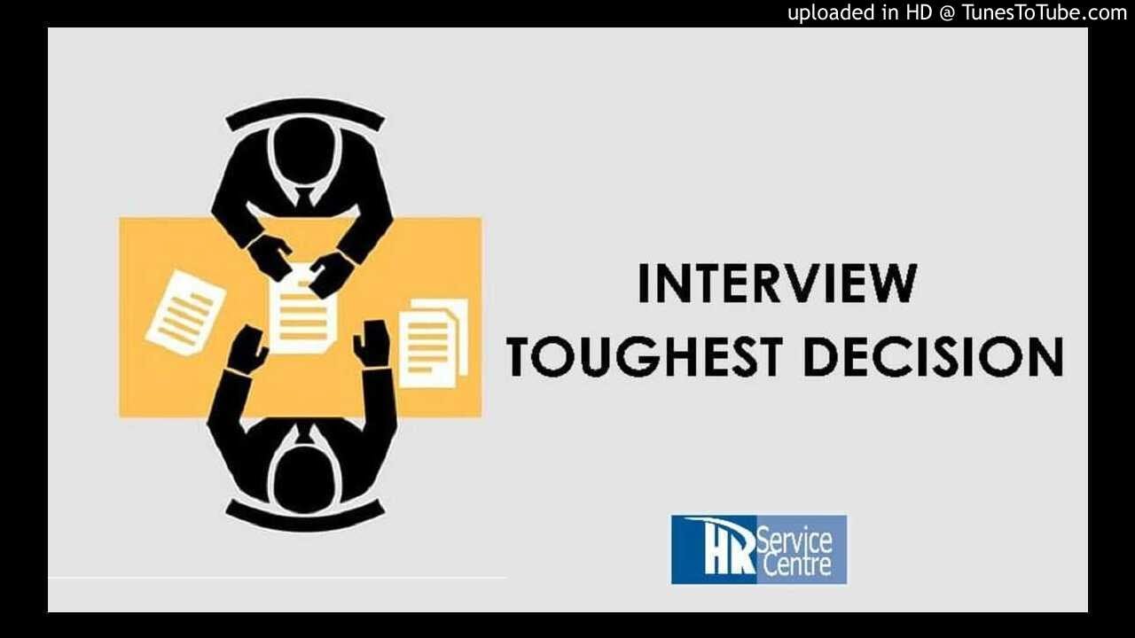 Interview Toughest Decision YouTube interview-toughest-decision-youtube