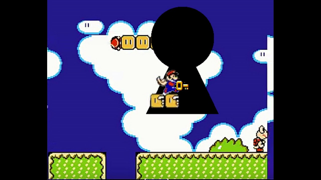Super Mario World (NES Bootleg) custom sounds - Keyhole/Secret Exit ...