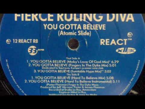 Fierce Ruling Diva ‎– You Gotta Believe (Hard To Believe Instrumental ...