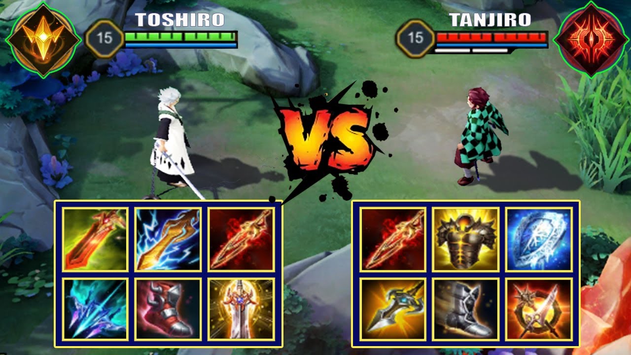 BRIGHT (TOSHIRO) vs YAN (TANJIRO) | ANIME FIGHT | Liên Quân Mobile/AOV ...