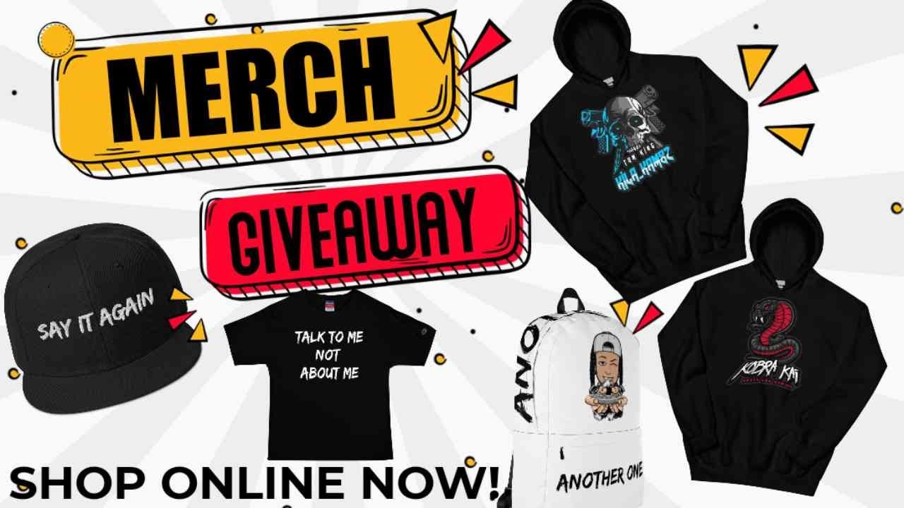 🔴LIVE...MERCH GIVEAWAY IS NOW... - YouTube