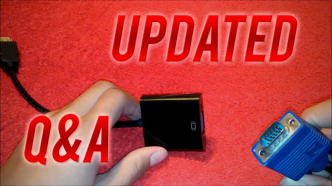 Updated: How To Connect HDMI to VGA Adapter to your Xbox 360 (Q&A ...