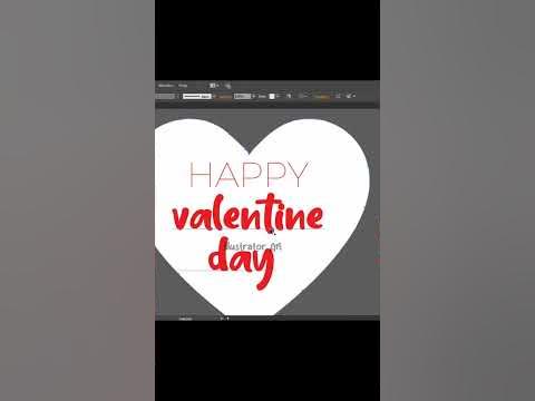happy valentine's day illustrator Art - YouTube