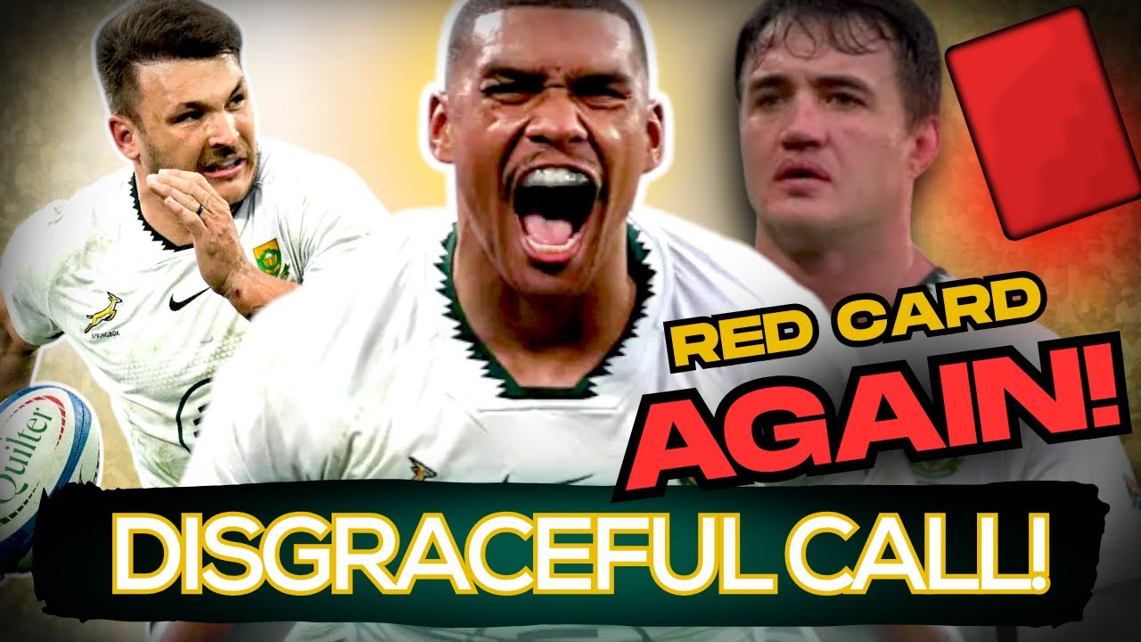 Springboks Survive ANOTHER Red Card! Dominant Win vs Italy Despite the ...