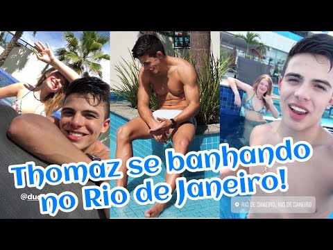 Thomaz Costa se banhando no Rio de Janeiro!|03/04