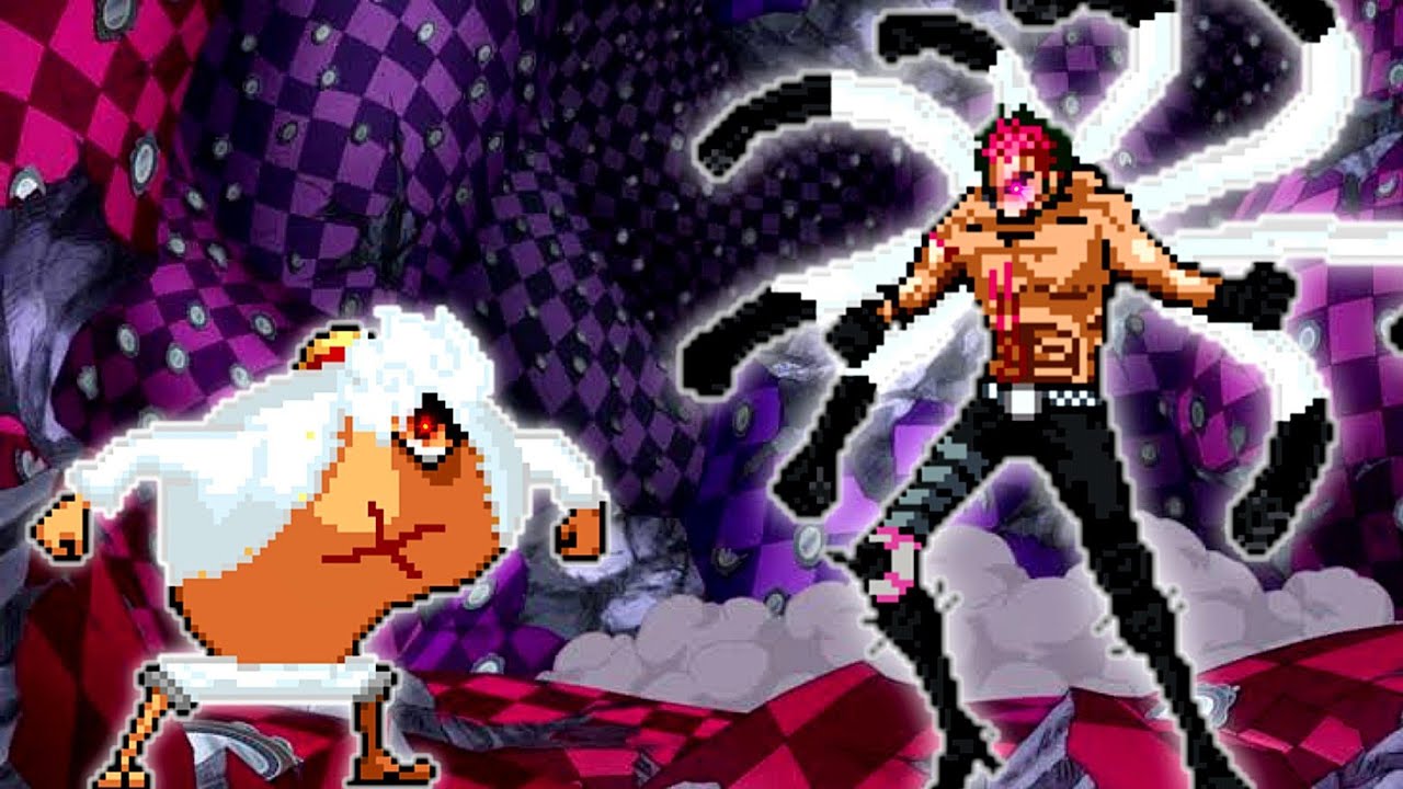 TC Luffy OP Buff (all form) VS Katakuri V4 OP Buff in Jump Force Mugen ...