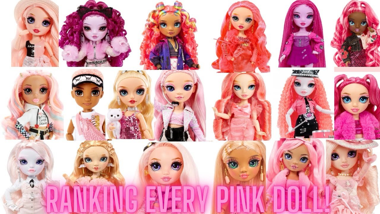 Color Rankings: Ranking Every Pink Rainbow and Shadow High Doll! - YouTube