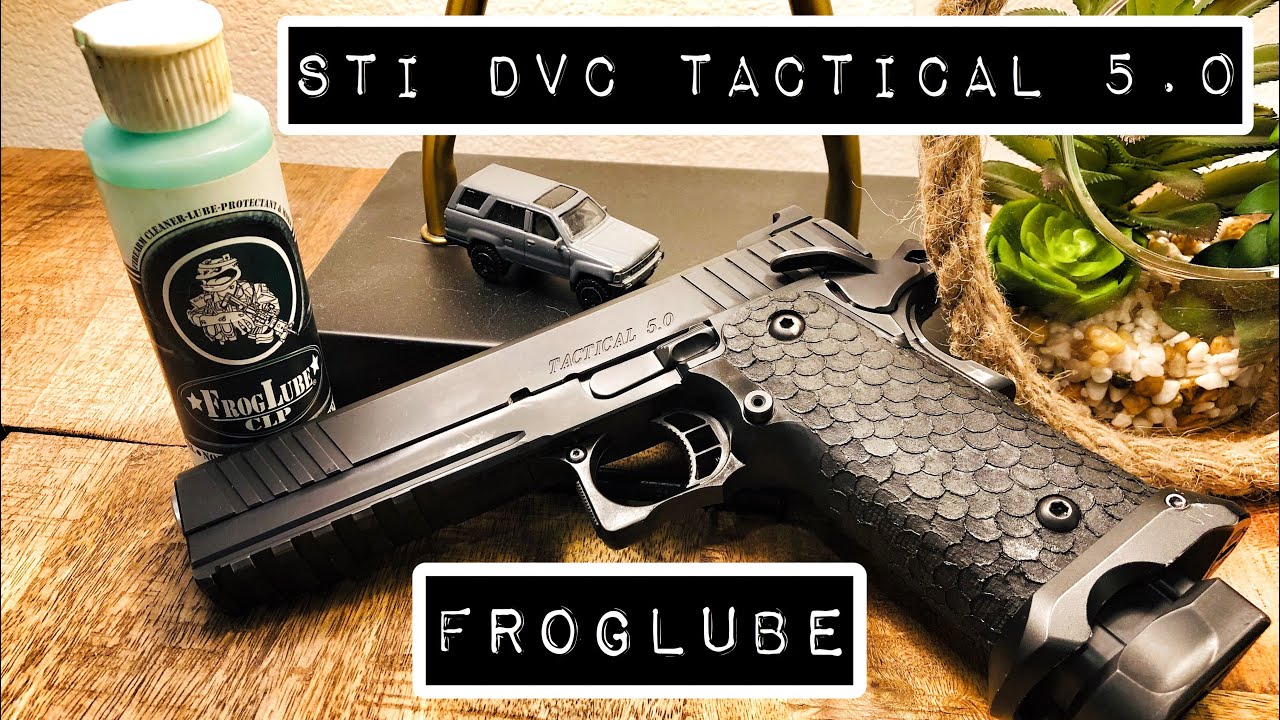 【Gun¹⁴】STI Tactical 5.0 Maintenance with Froglube 🧴🔍 - YouTube