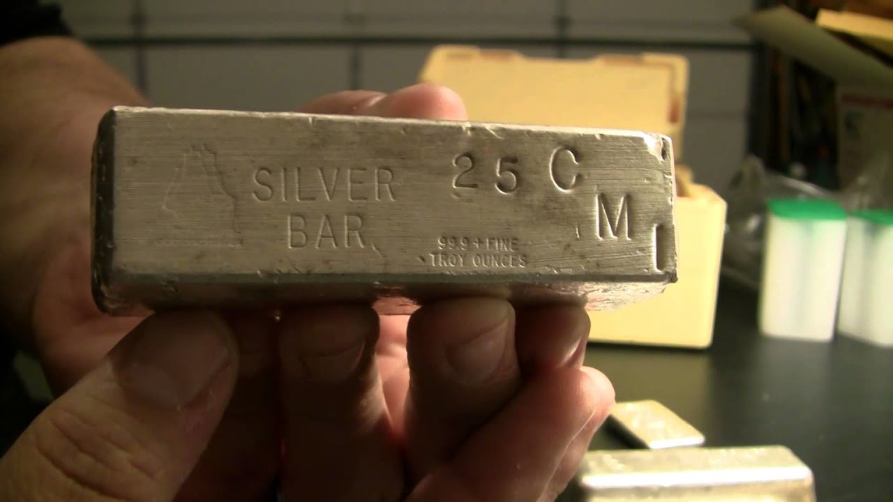 Unboxing Vintage Poured Silver Bars from MPM - YouTube