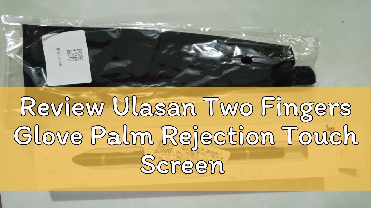 Review Ulasan Two Fingers Glove Palm Rejection Touch Screen for Stylus ...