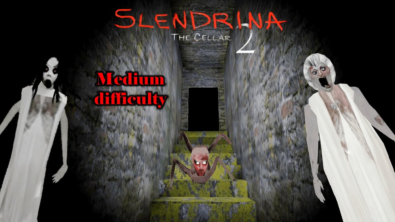Slendrina The Cellar 2, medium difficulty - YouTube