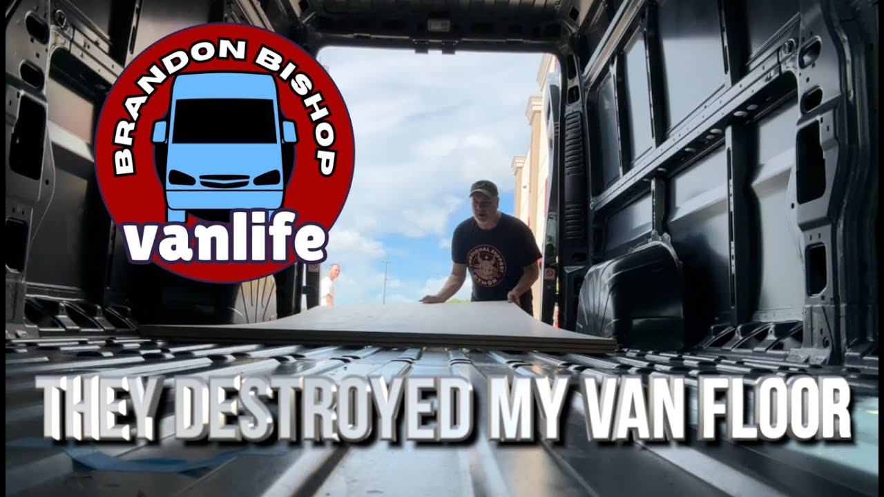 THEY DESTROYED MY VAN | BRANDON BISHOP VANLIFE - YouTube