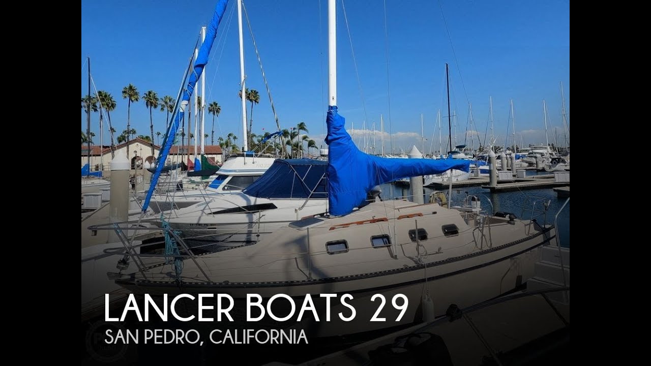 [SOLD] Used 1985 Lancer 29 POWERSAILER in San Pedro, California - YouTube