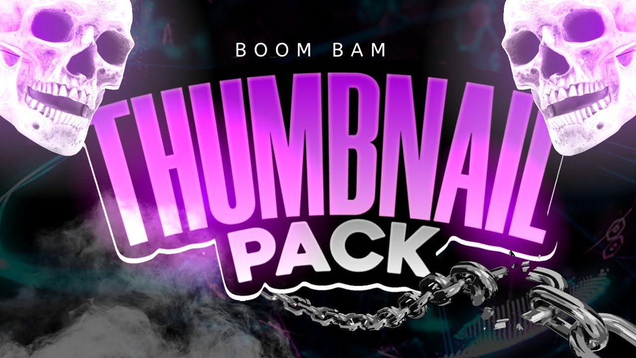 FREE BOOM BAM THUMBNAIL GFX Pack 2021 by MD Square - YouTube