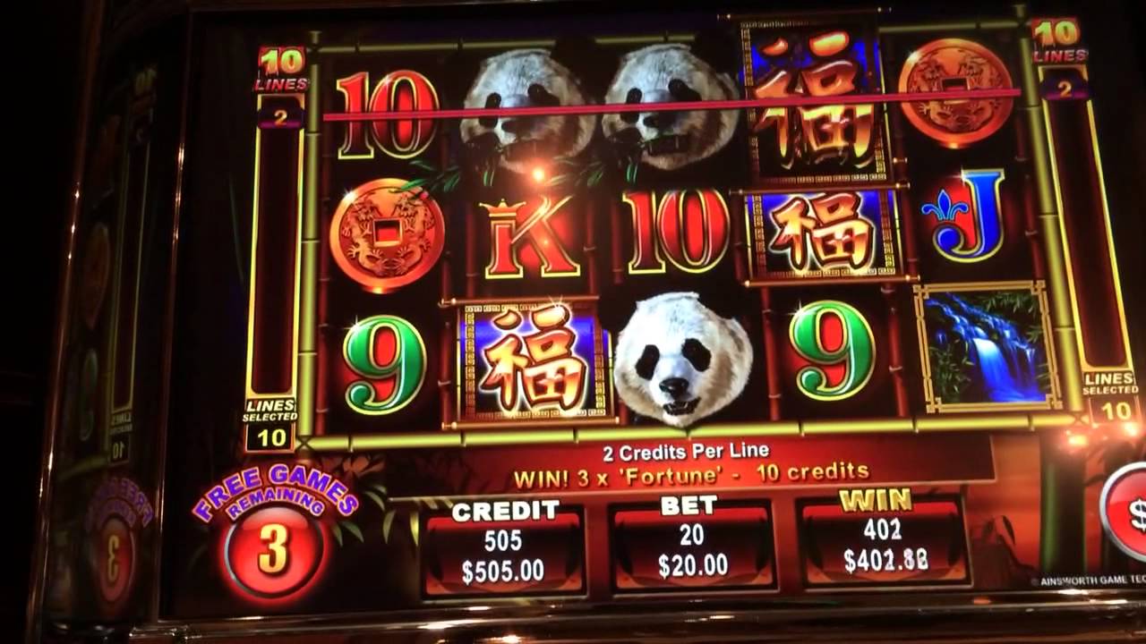 Panda King high limit slots big bonus win $20 bet - YouTube