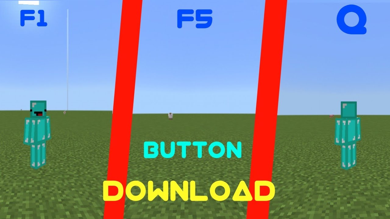 Minecraft F1 F5 Q button download please like and subscribe - YouTube