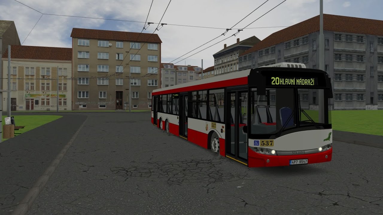 Simt MHD - Linka 20 Solaris Urbino 15 PMDP #537 - YouTube