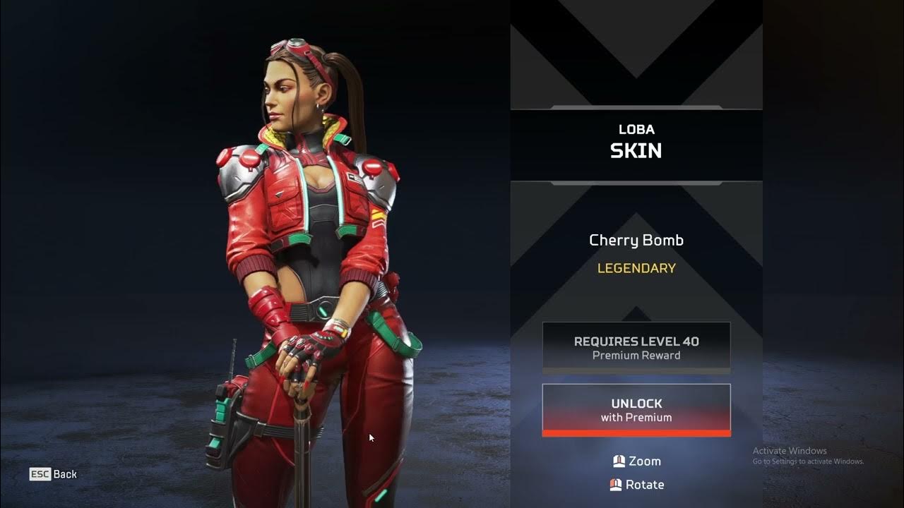 LOBA SKIN (Cherry Bomb) - Apex Legends - YouTube