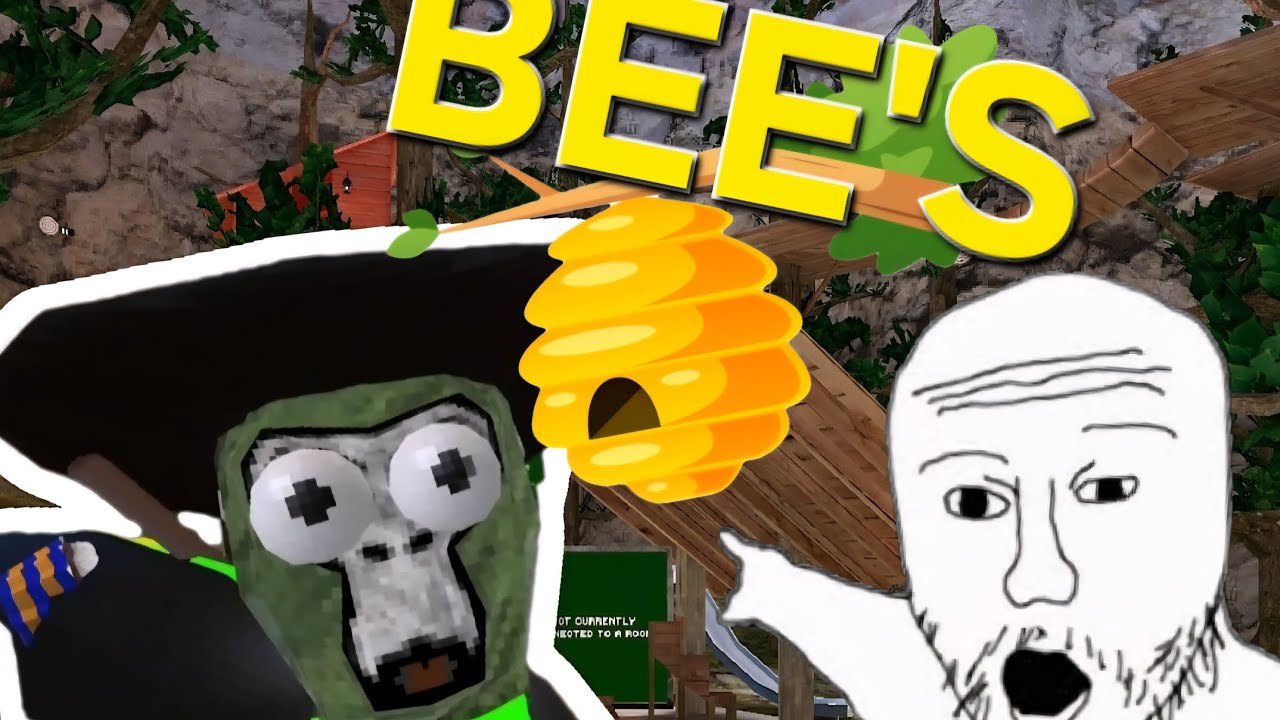 Gorilla tag new update BEES #vr - YouTube