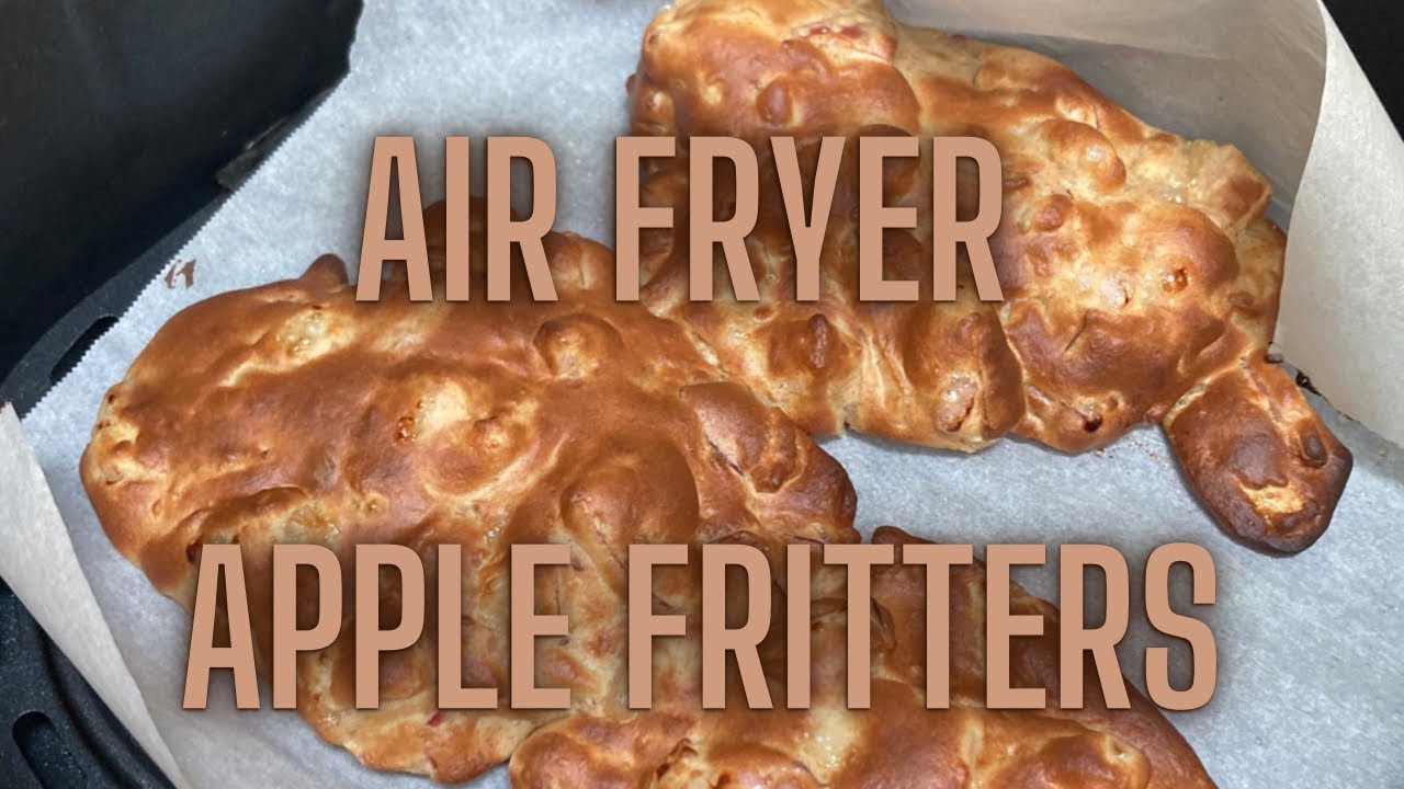 Fall Apple Fritters - Air Fryer Fritter Recipe - YouTube