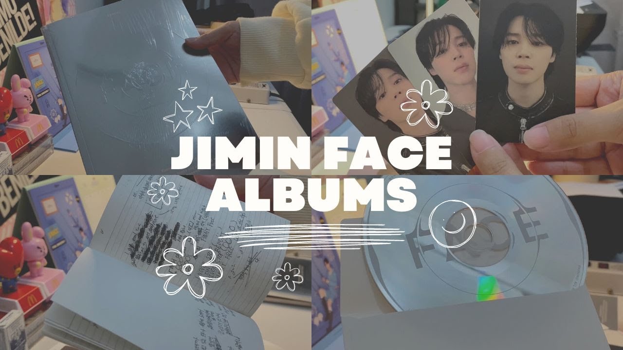 unboxing 📦 FACE albums (JIMIN) 💛🐥 - YouTube