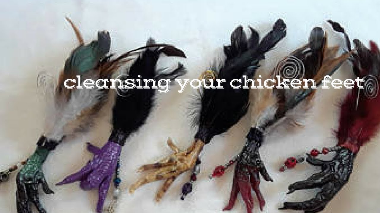 Cleansing ritual: chicken feet hoodoo sigil magick - YouTube