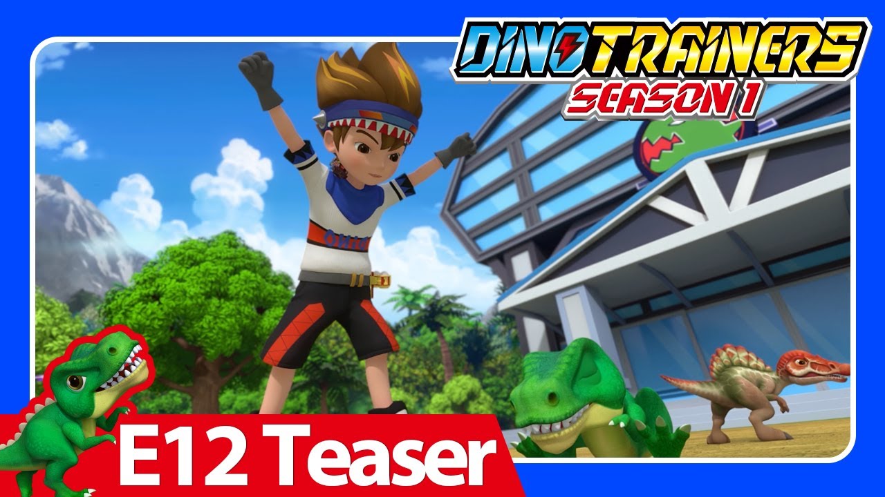 【DinoTrainers S1 Teaser】E12 Mysterious Dino Training Hall | Dinosaur ...