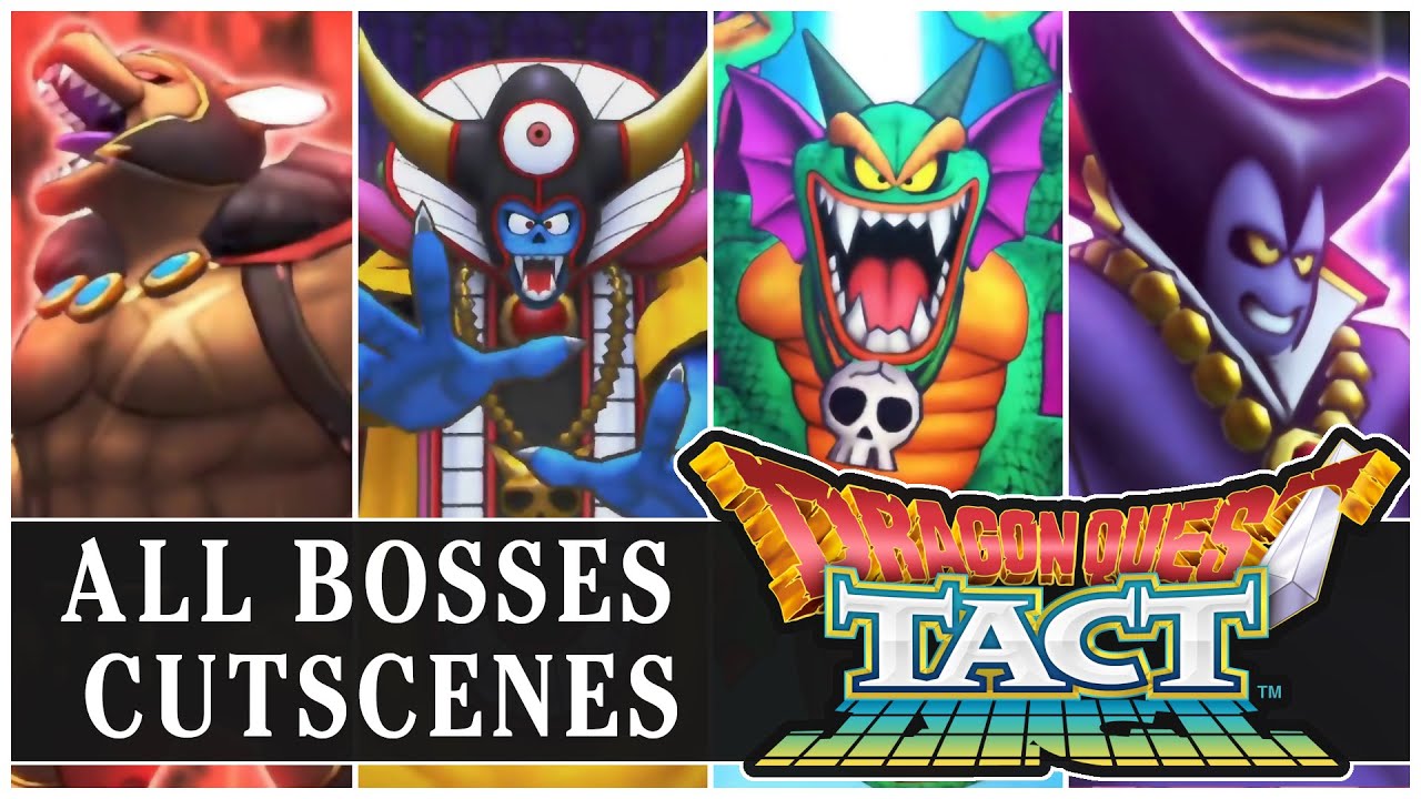 All Bosses Cutscenes | Dragon Quest Tact #DQT - YouTube