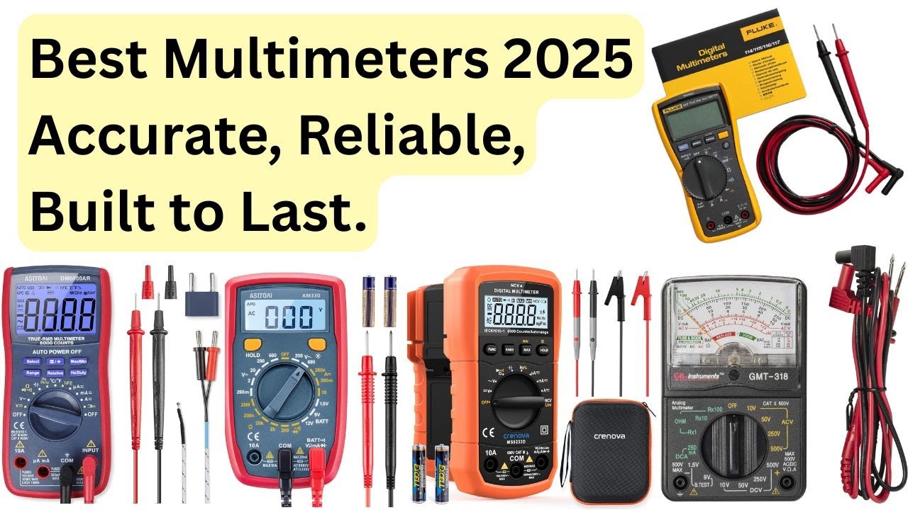 ⚡ Best Multimeters 2025 – Accurate, Reliable, Built to Last - YouTube