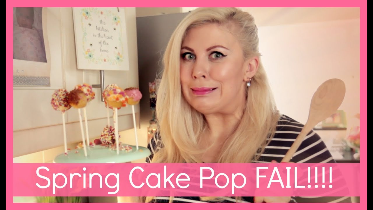 Spring Cake Pop FAIL!! - YouTube