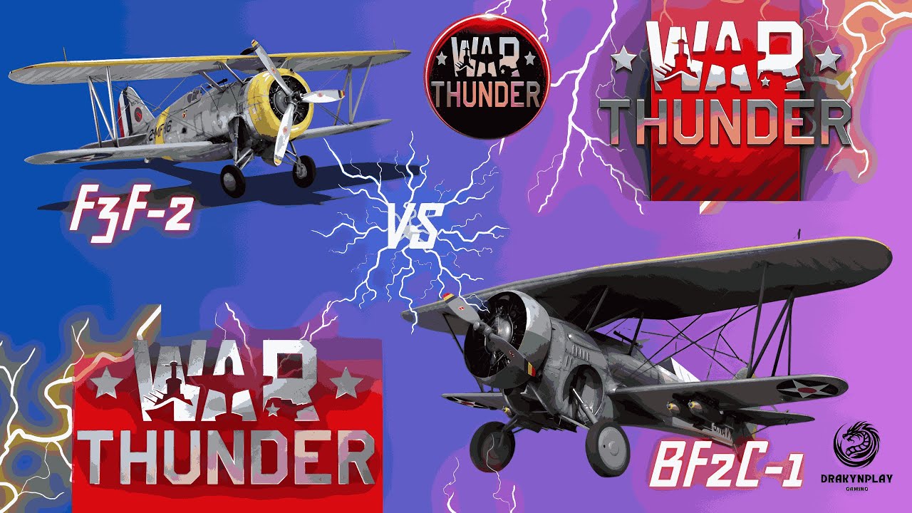 War Thunder Video Game 2025 Edition BF2C-1 VS F3F-2 Aircrafts. - YouTube