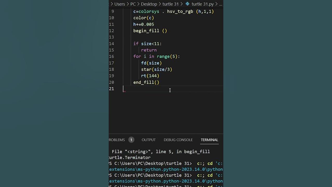 How To Make Amazing Graphics By Python Turtle 24 π’π Website Shorts
