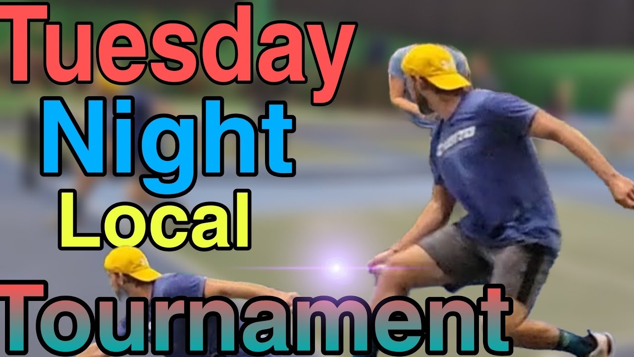 Tuesday Night Local Pickleball Tournament Men's Doubles - YouTube