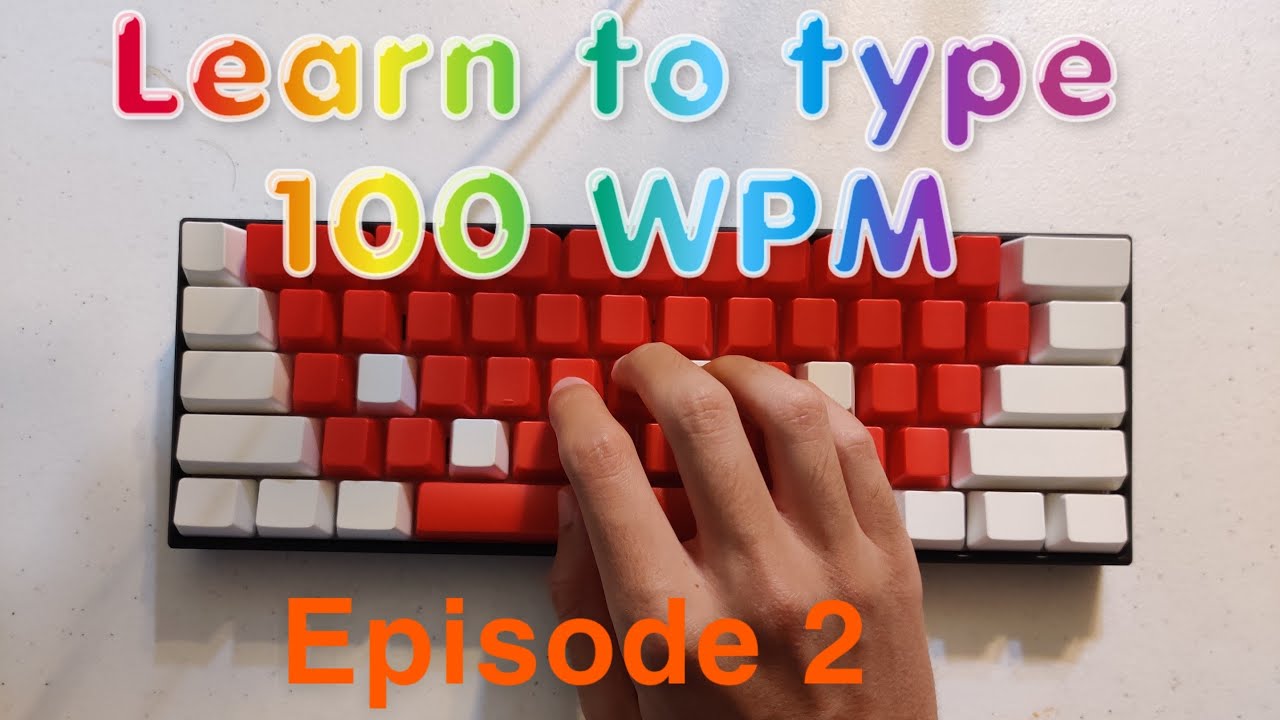 Learn to type 100 WPM one handed | Week 2 - pinky words! - YouTube
