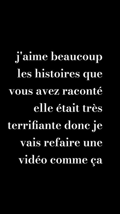 racontez-moi vos histoires les plus terrifiantes #halloween - YouTube
