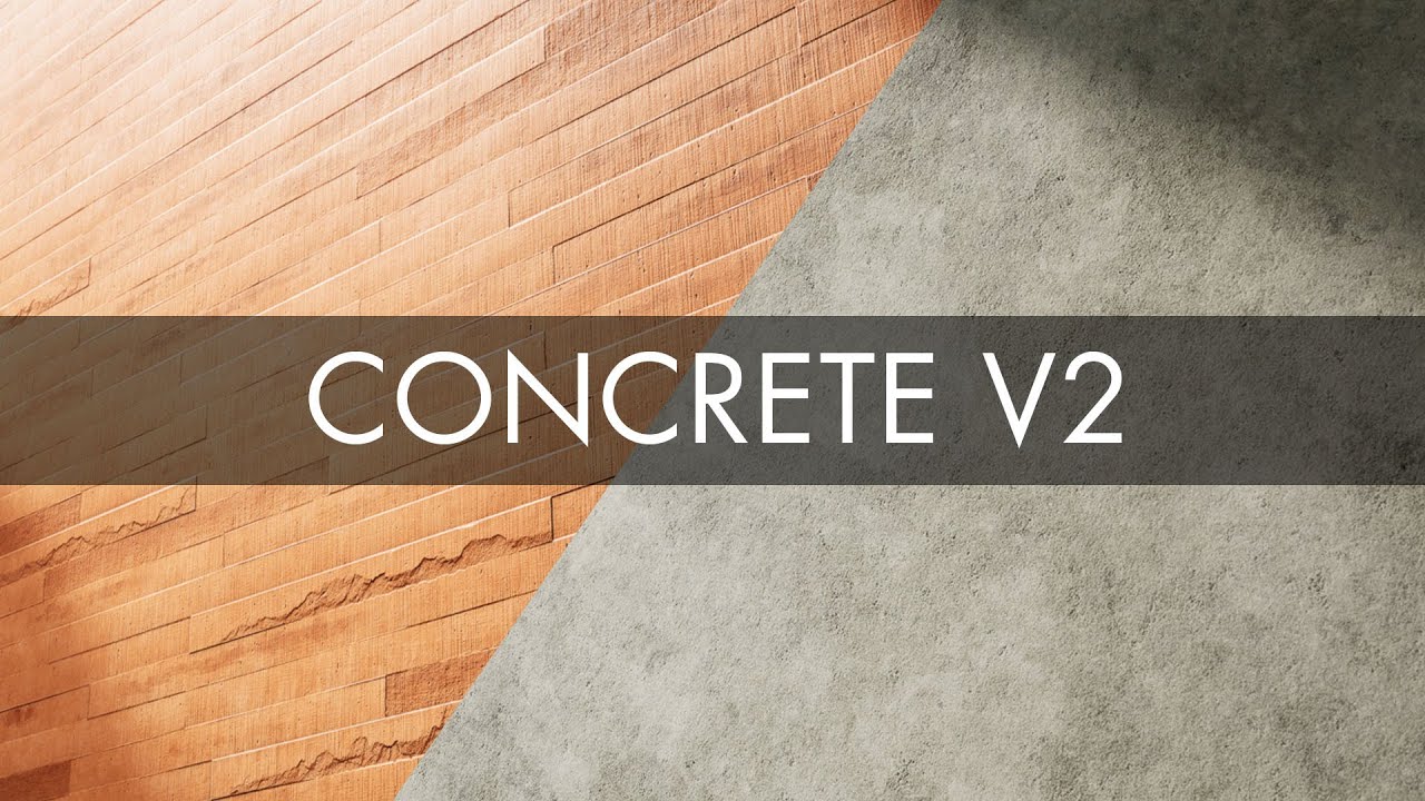 Concrete material pack v2 - Unreal Engine Demo - YouTube