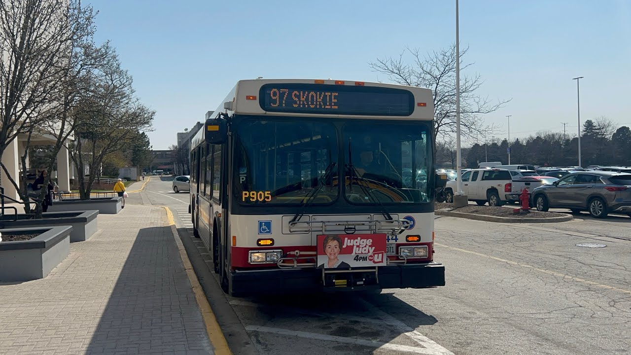 CTA Bus Ride 97 Skokie From Old Orchard To Howard L STN CTA New Flyer ...